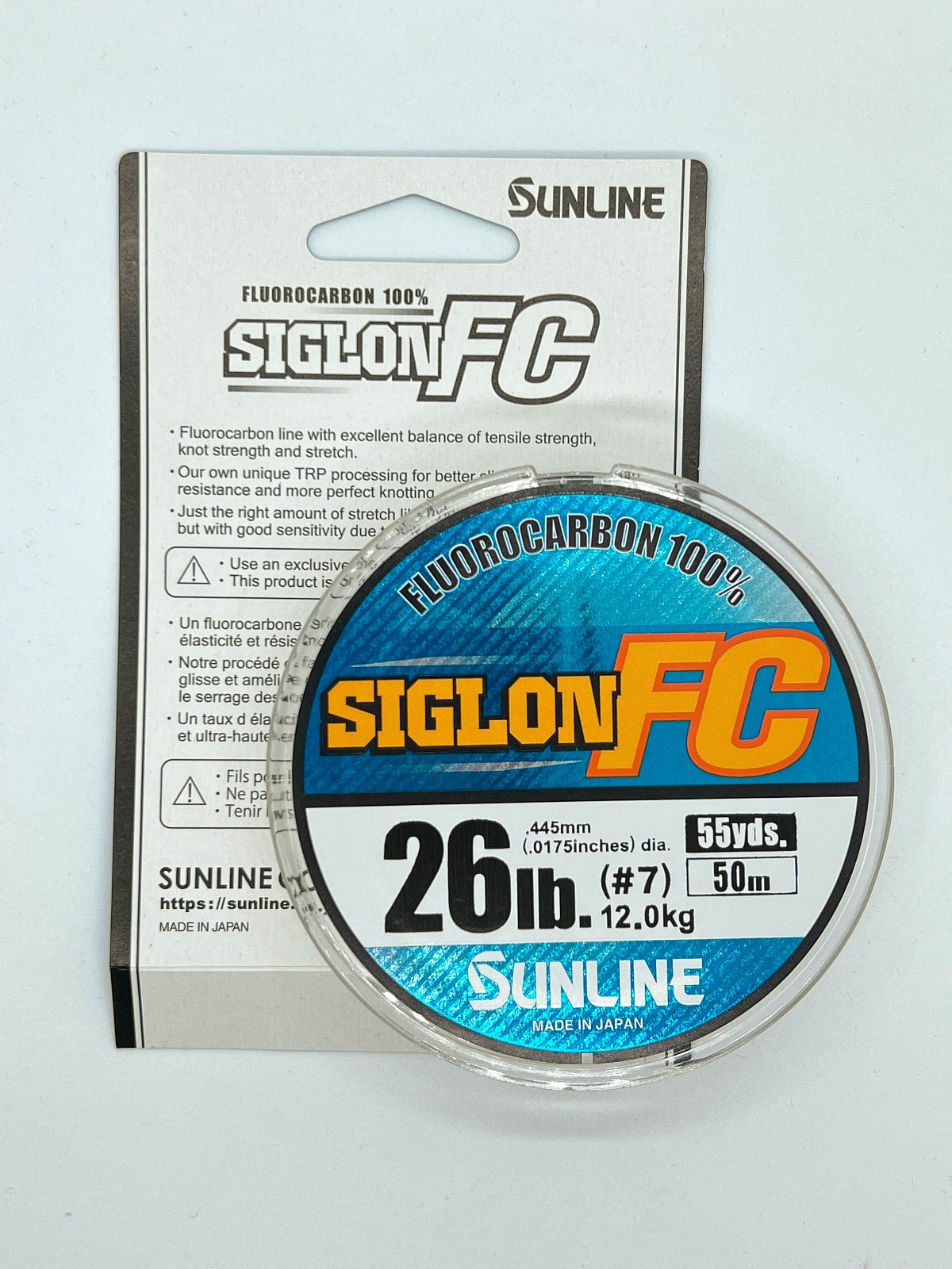 Флюорокарбон Sunline SIGLON FC 0.445mm 12kg/26lb 50m Clear - купить в ...