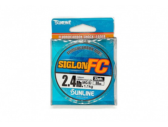Флюорокарбон Sunline SIGLON FC 0.128mm 1.1kg/2.4lb 30m Clear - купить в интернет-магазине ...